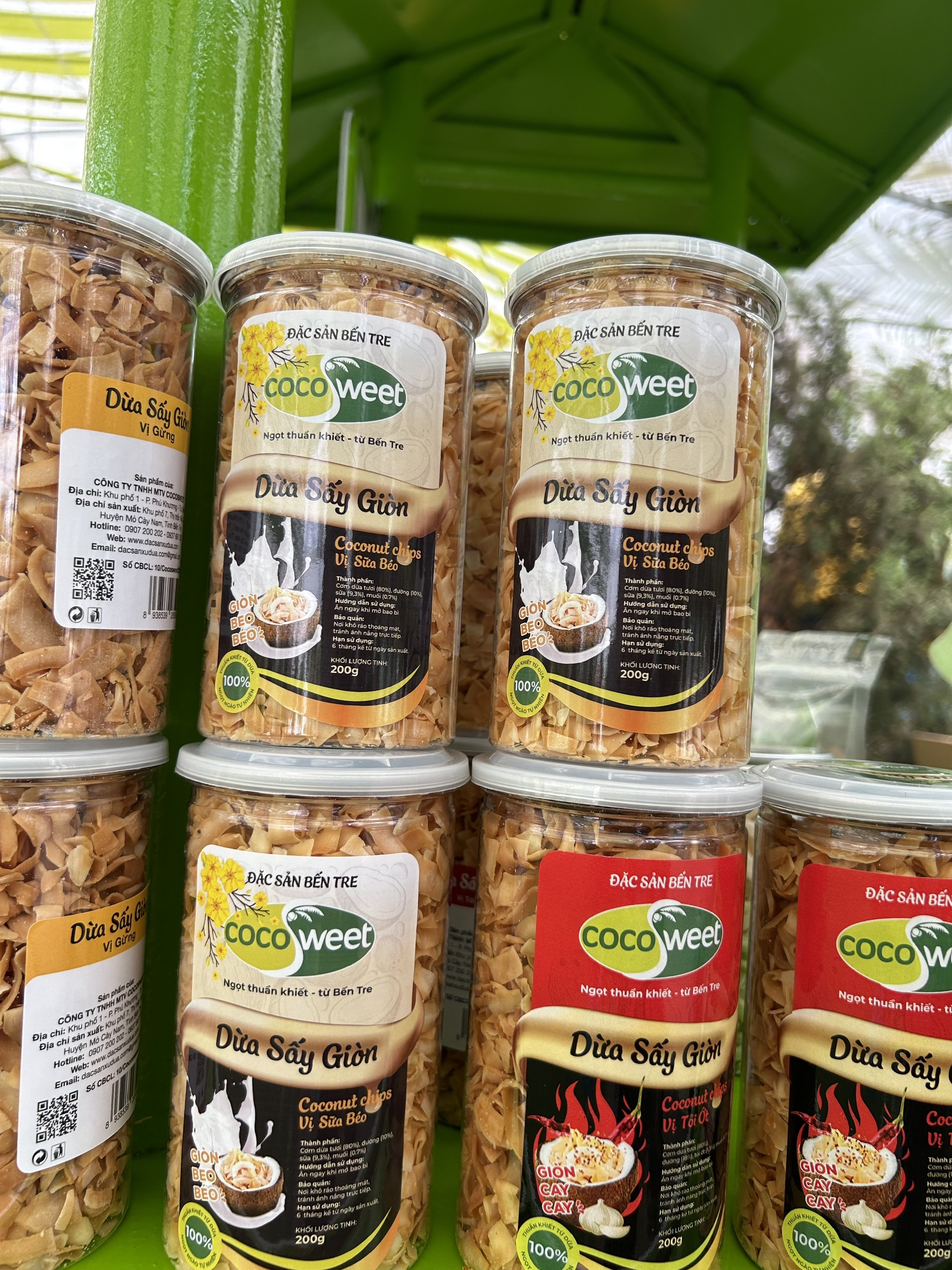 Dừa Sấy Giòn - Đặc Sản Xứ Dừa - Cocosweet